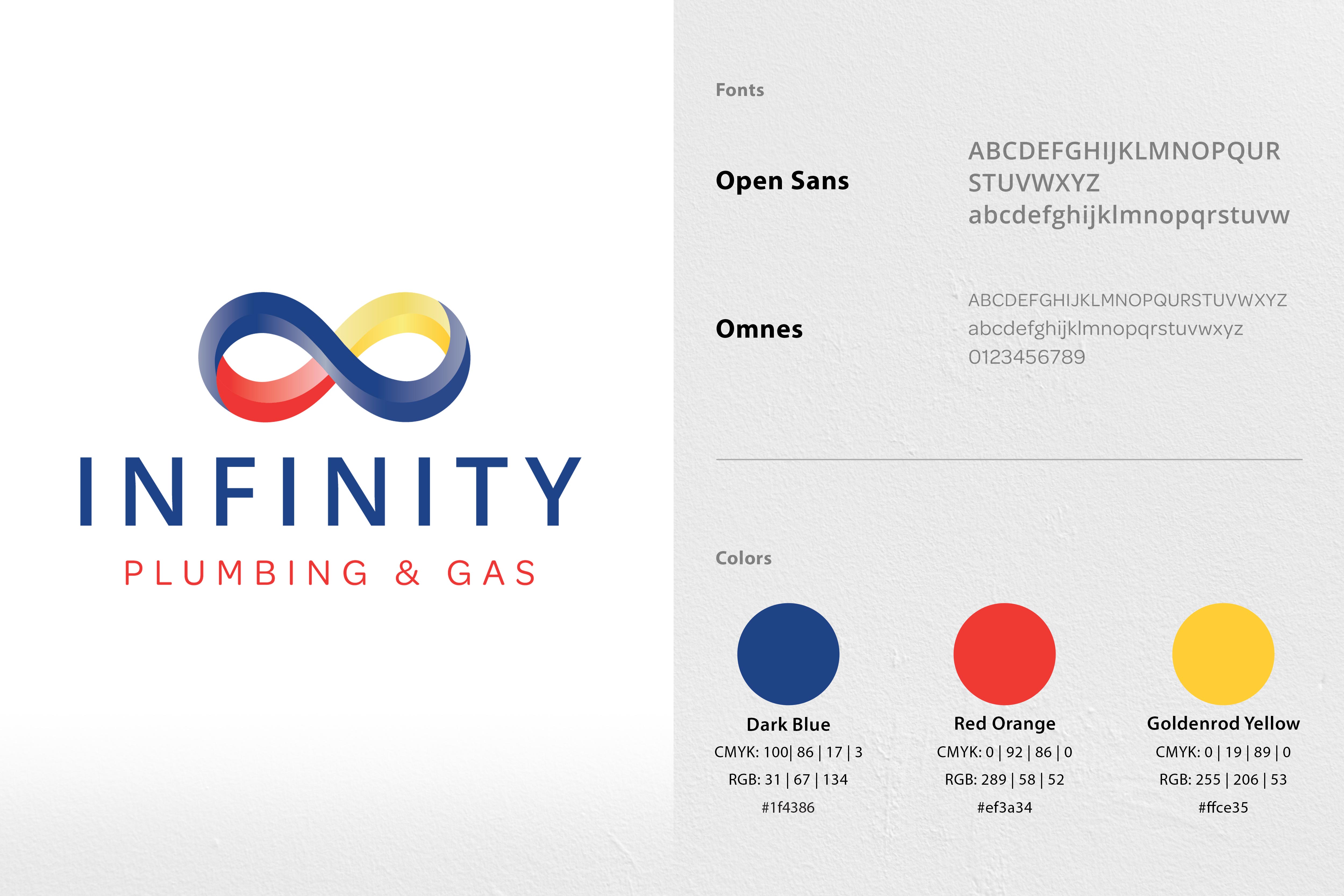 Infinity Plumbing & Gas Brand Development | carlosmirasdesigns